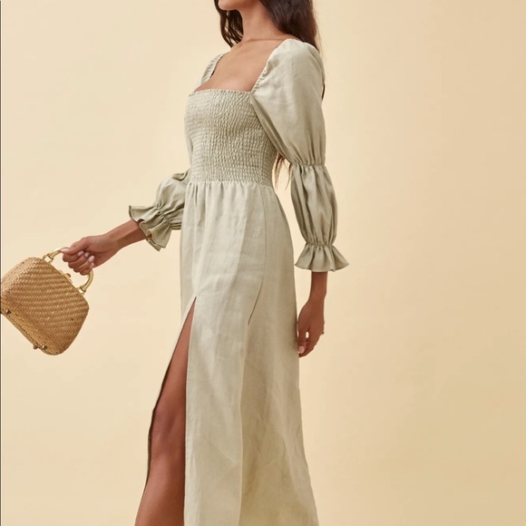 Reformation | Dresses | Reformation Hyland Linen Dress | Poshmark